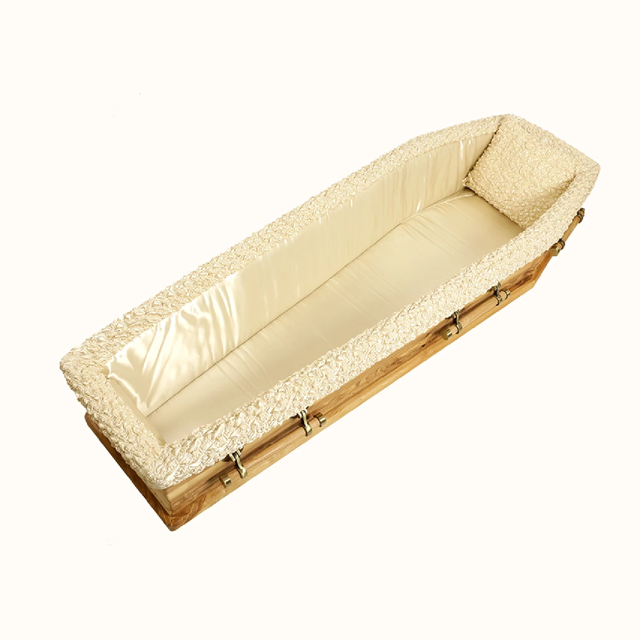 The Rose - coffin interior - Celtic Coffins